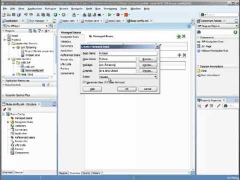 Java Training | How use Managed Beans with Java Server Faces | JSF Tutorial - YouTube