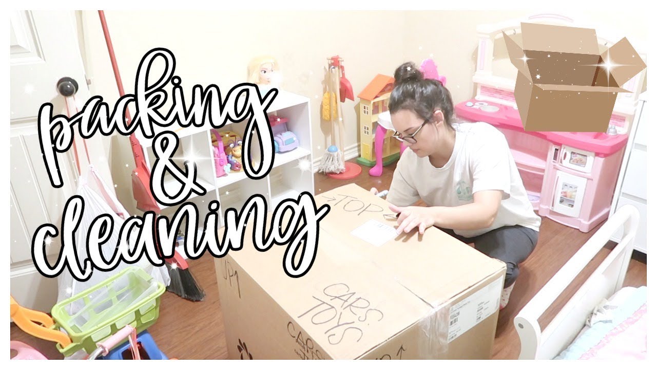 Cleaning & Packing my Toddlers Room! | Moving Process - YouTube
