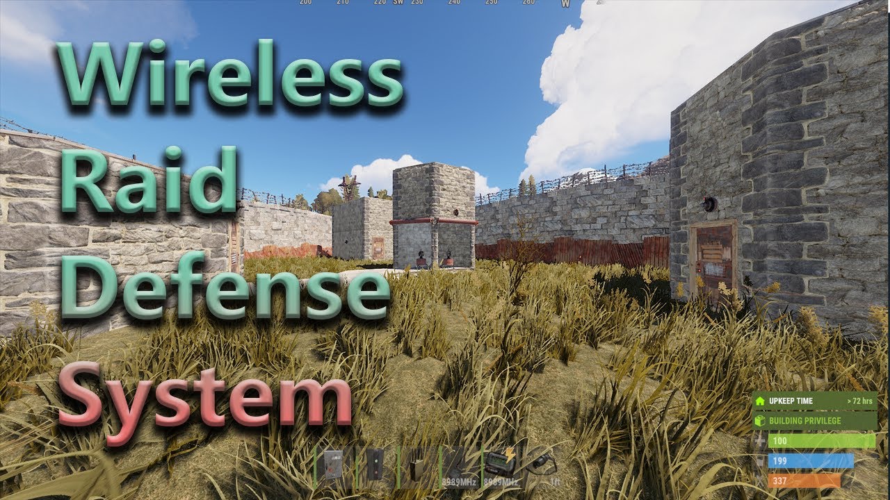 Rust Electrician 101 - Ep.2 | "Wireless" Compound Defense System! - YouTube