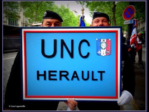 Centenaire UNC - L'UNC Agde à Paris le 12 mai 2018 - YouTube