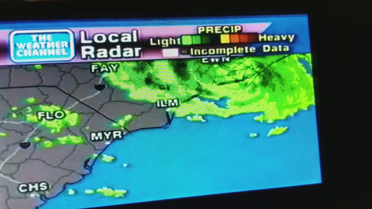 Weatherstar 4000 local forecast 1999 Wilmington, NC - YouTube