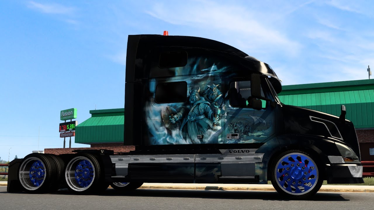 American Truck Simulator / Custom Volvo VNL CAT C15 / Sunday Trucking ...