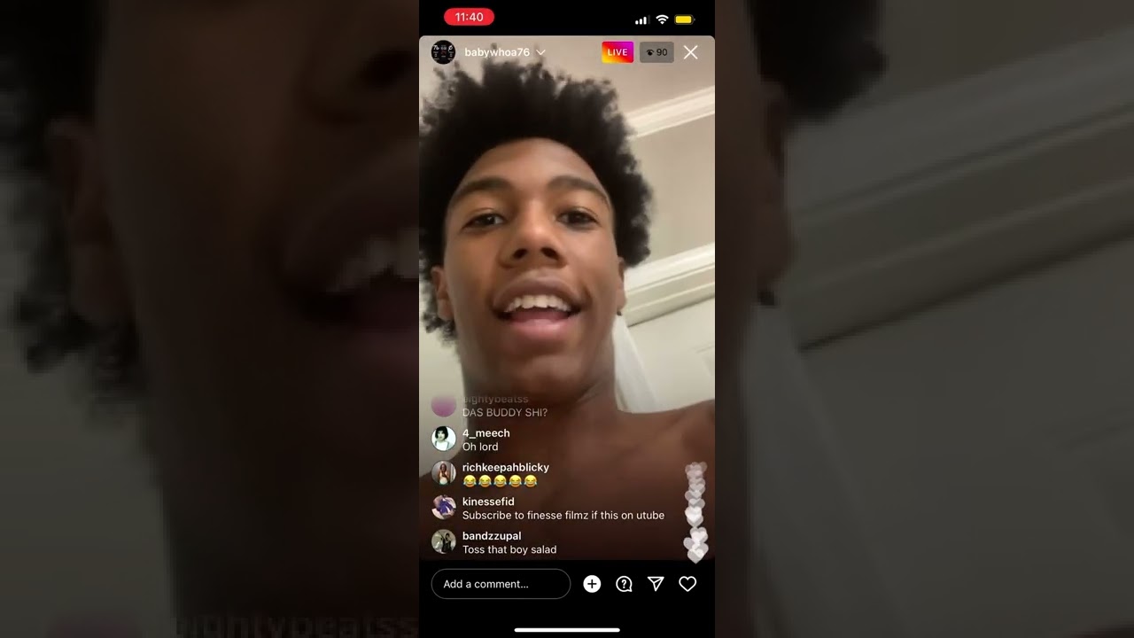 Glokk40spaz chillin w/ some shorty while her bf out - YouTube