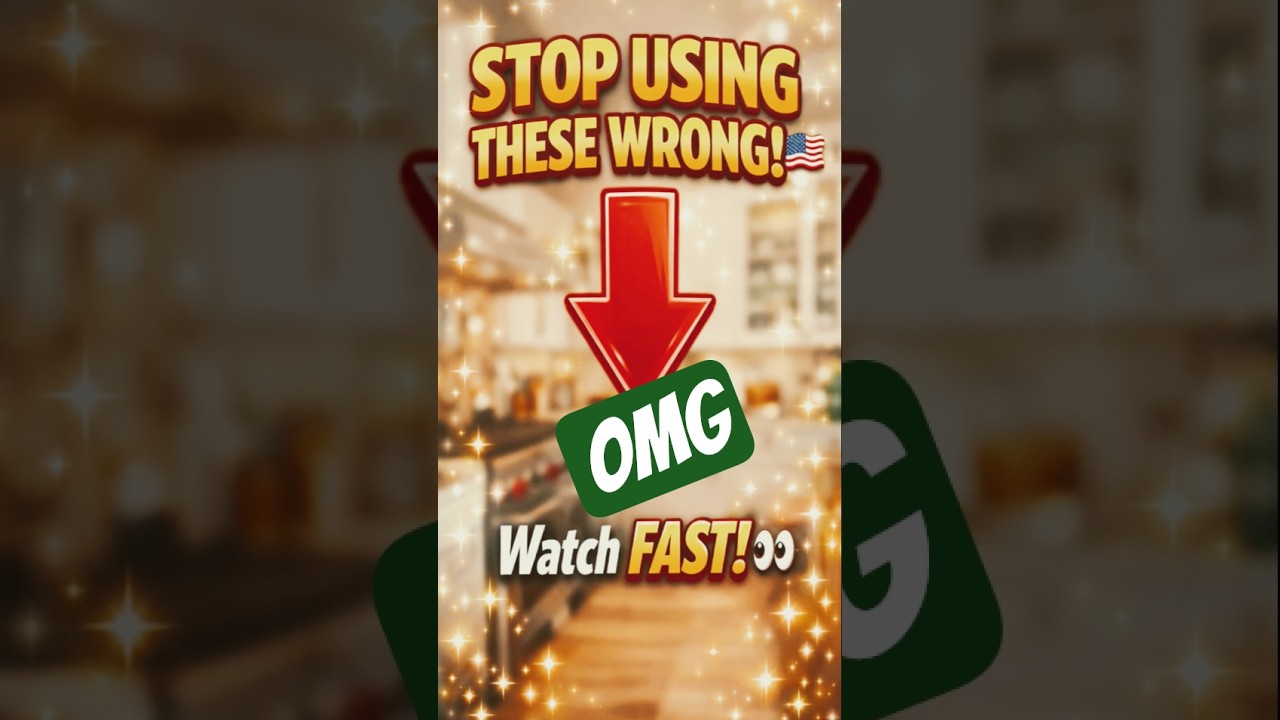 STOP Using These WRONG in USA! 😱 Watch FAST! #kitchen #kitchenappliances #cleaning - YouTube