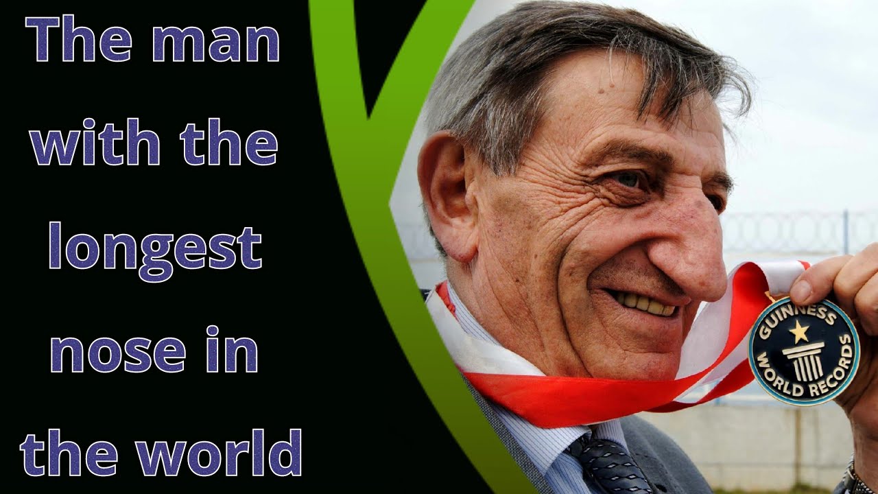 The man with the longest nose in the world 😱 | Longest nose - YouTube