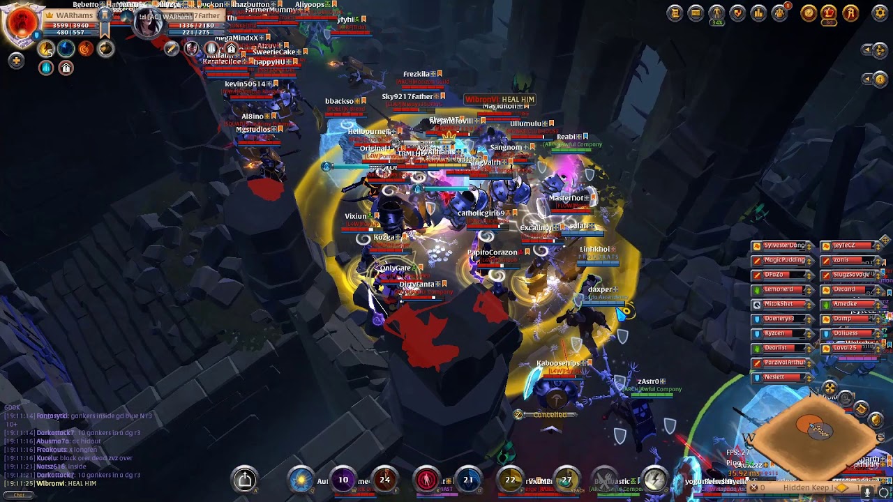 Albion Online - Faction Fight Highlights 13 - Tank POV fight another ...