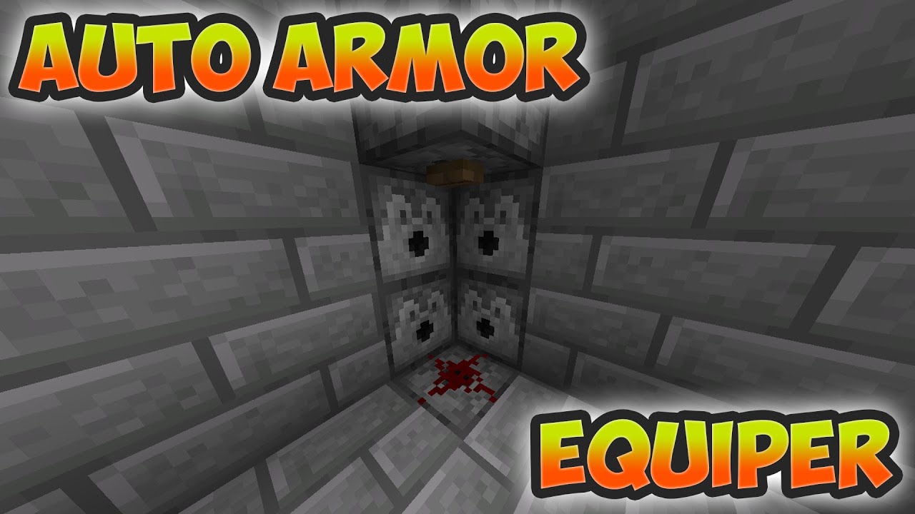 Instantly Equip Armor in Minecraft with Auto Armor Equiper - YouTube