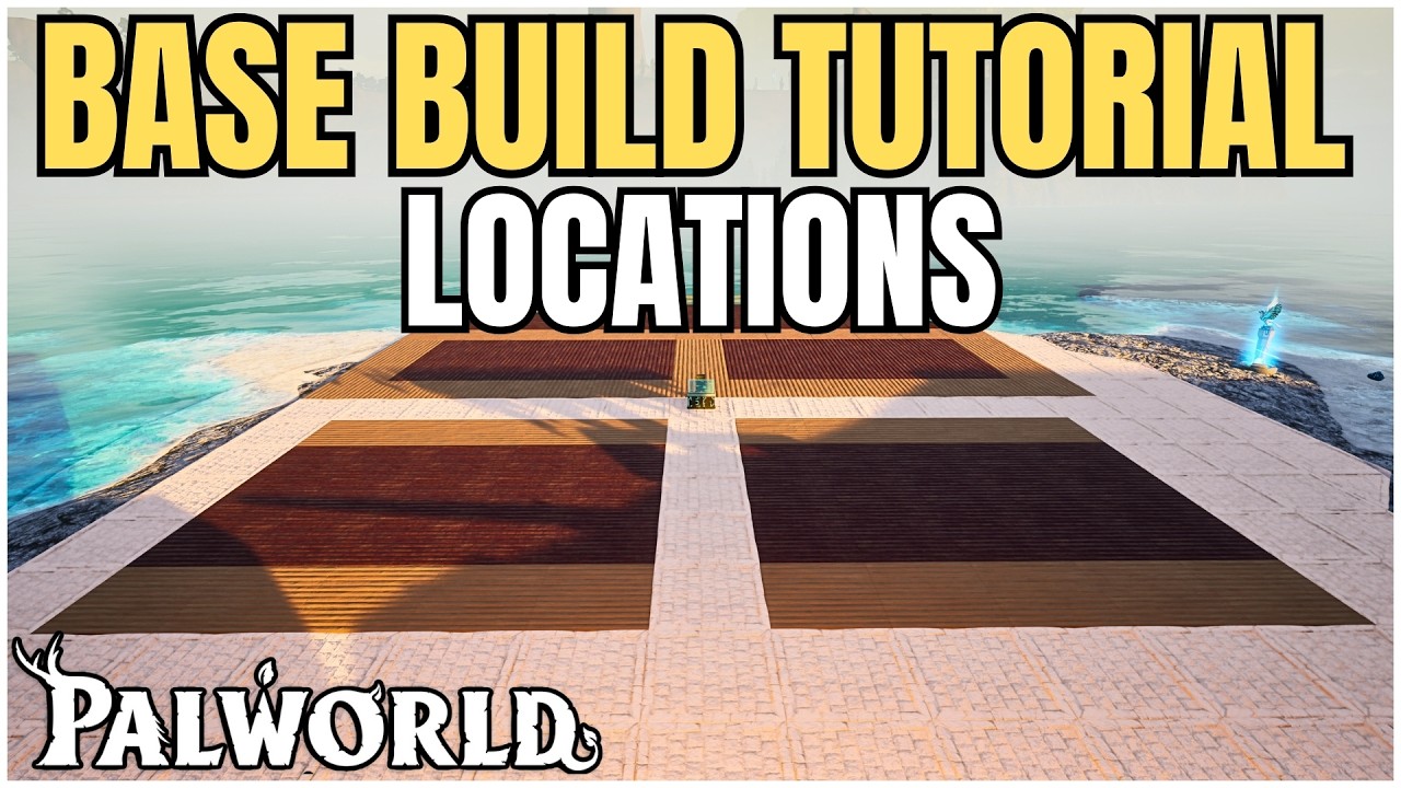 5 Palworld Base Build Tutorial Locations - YouTube