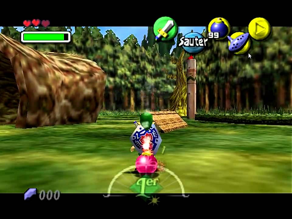 The legend of Zelda MM 4 (Mid air bomb jump et Superslide) - YouTube