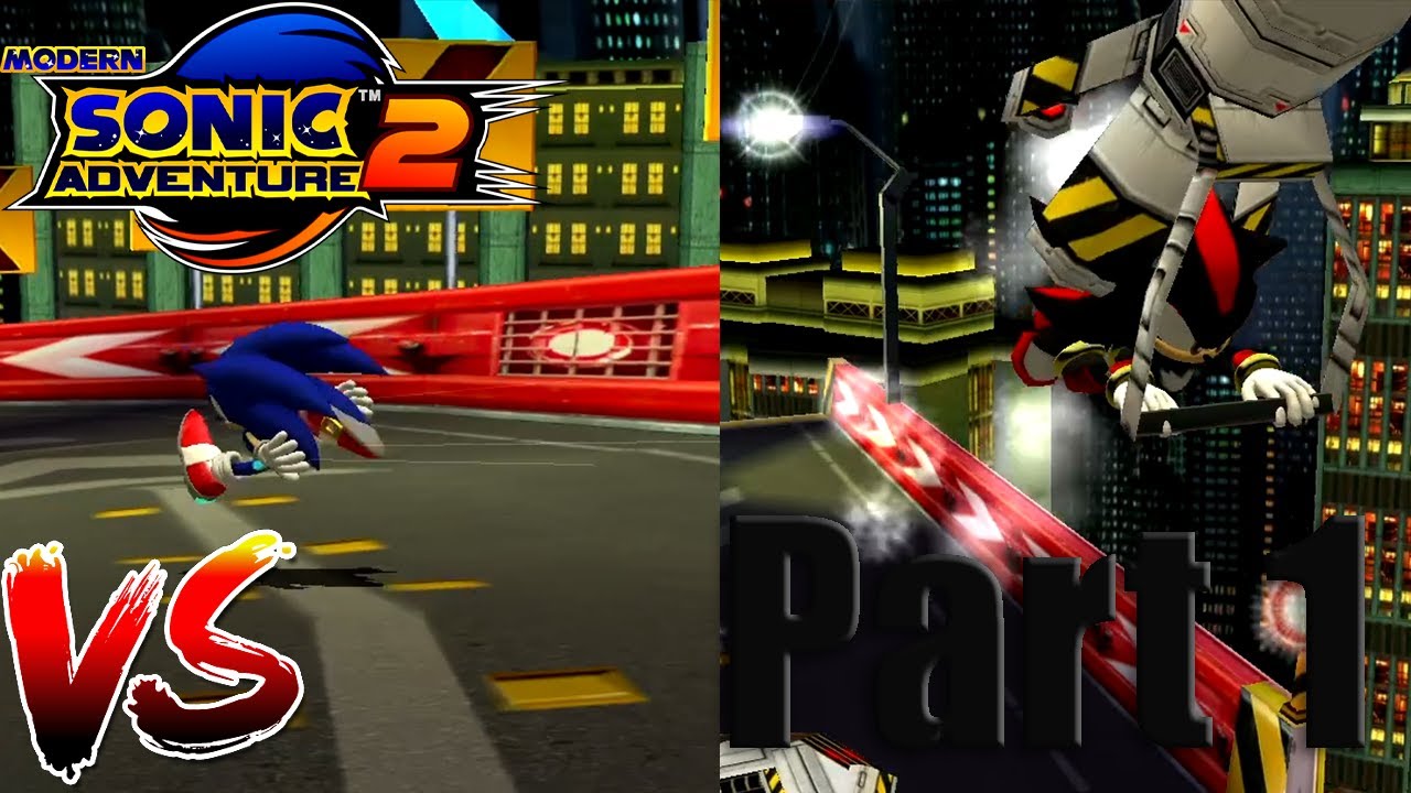 Modern Sonic Adventure 2 - 2 Player Part 1 - YouTube