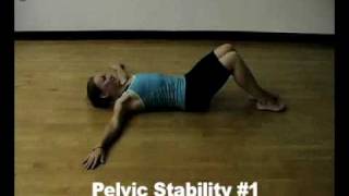 Pelvic Stabilization Exercises - YouTube