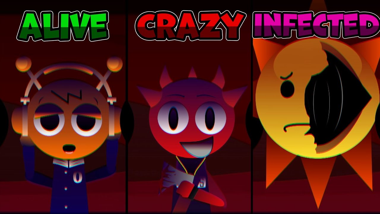 PARODYBOX SPRUNKI Phase 1.5 ALIVE Versions Vs CRAZY Vs INFECTED Versions - YouTube