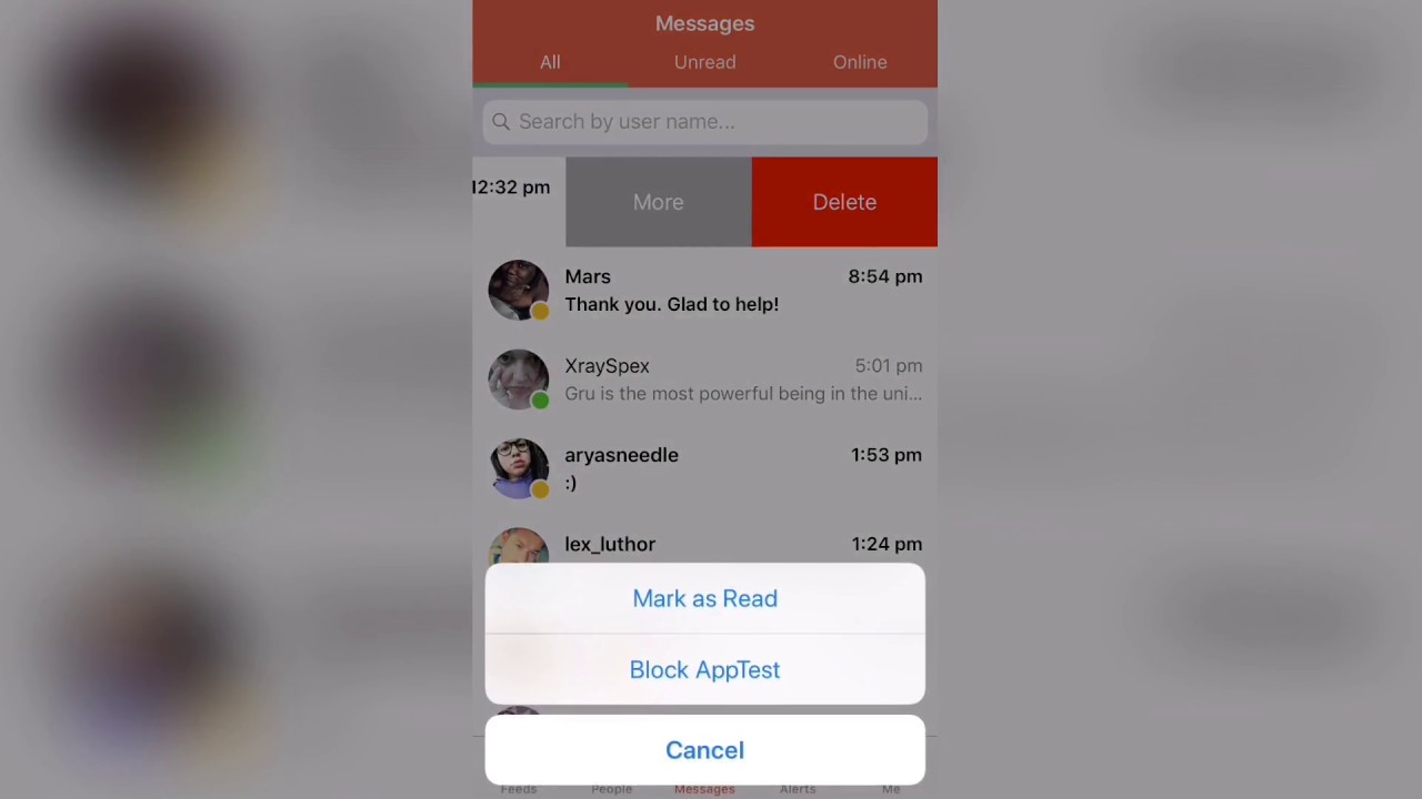 New Feabie App Preview: Messaging - YouTube