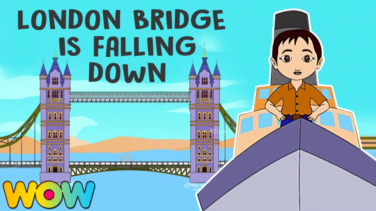 London Bridge Is Falling Down | Famous Nursery Rhyme | Non Stop London ...