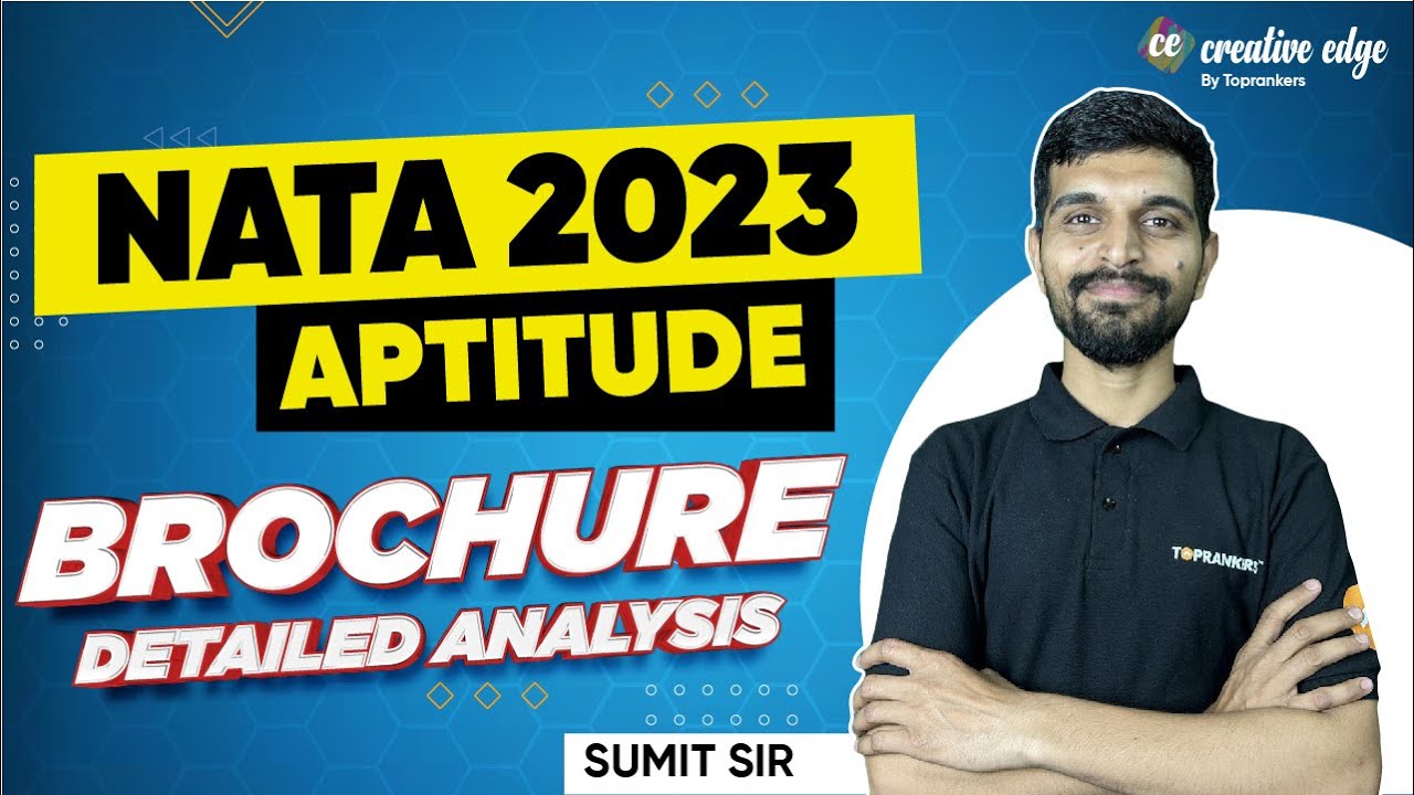 NATA 2023 Brochure | Aptitude Brochure Detailed Analysis | NATA 2023 Exam Brochure - YouTube