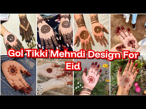 Tikki Mehandi Designs for Eid ul Adha 2025/Gol Tikki Mehndi design/Bridal Mehandi Design 2025