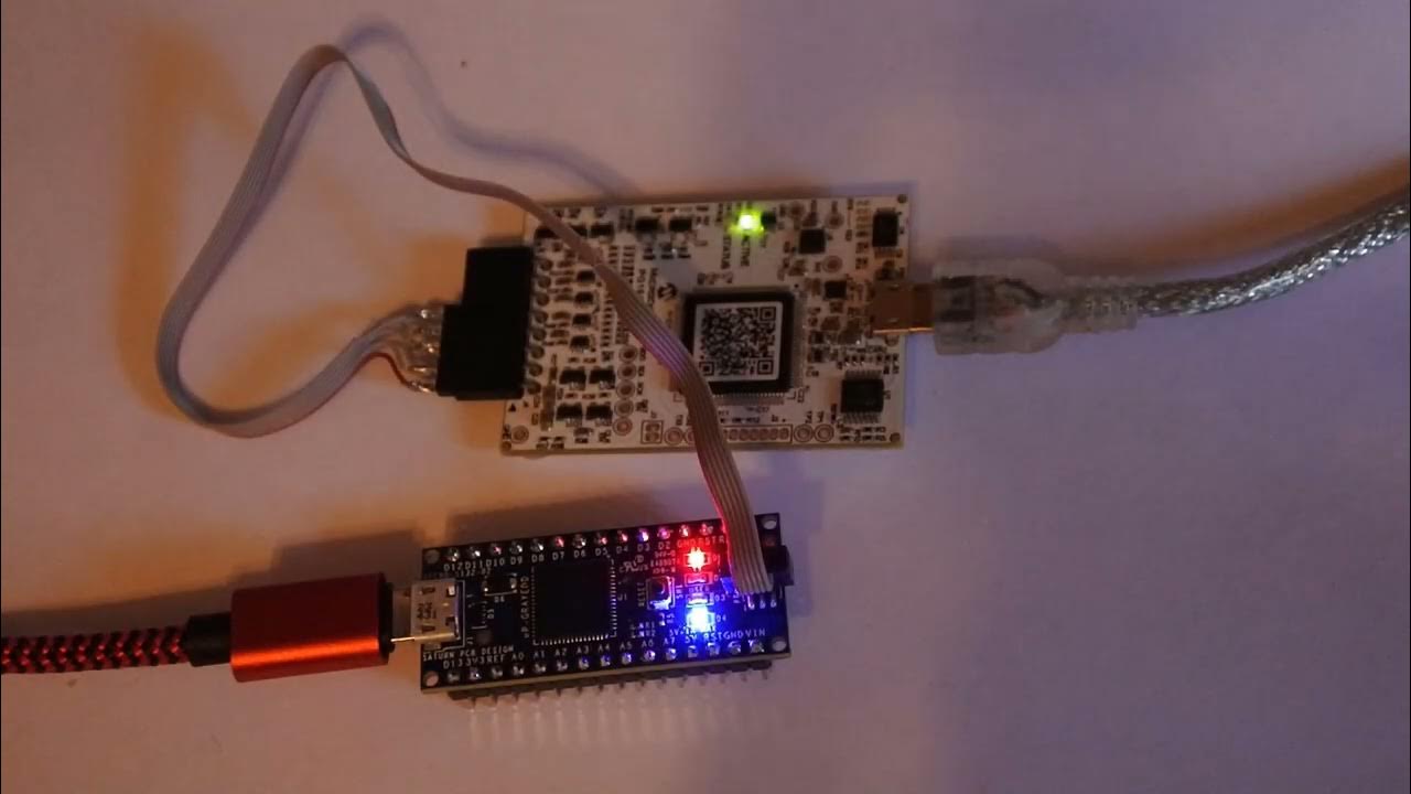 Nitro lesson 2 rtos flash led - YouTube