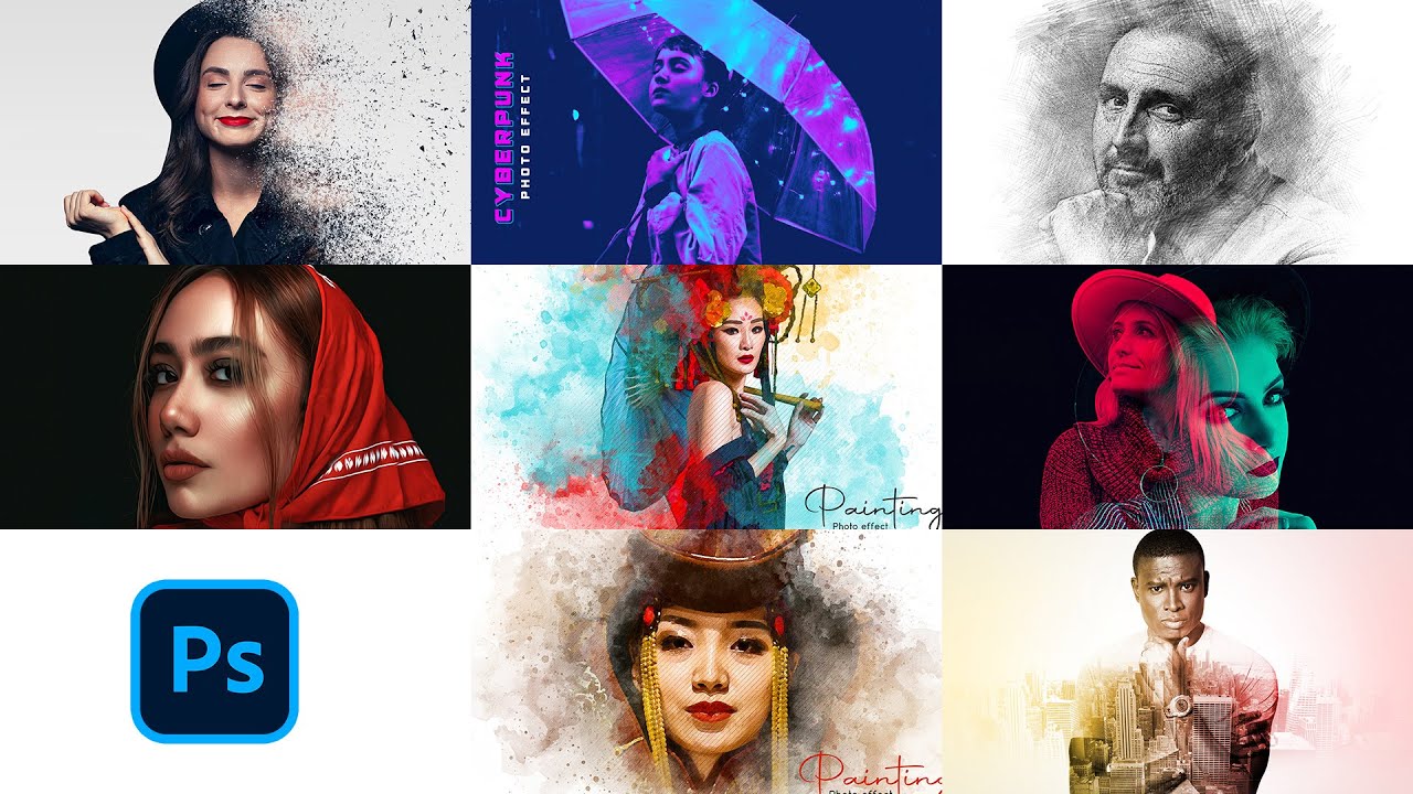 Photo Designer Pack Demo | 145 Photoshop Templates - YouTube