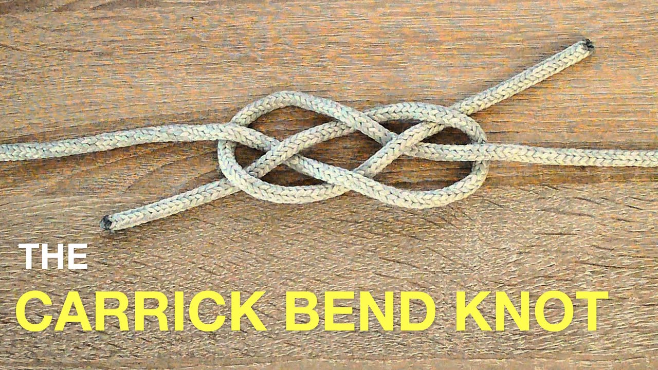 Carrick bend knot - YouTube
