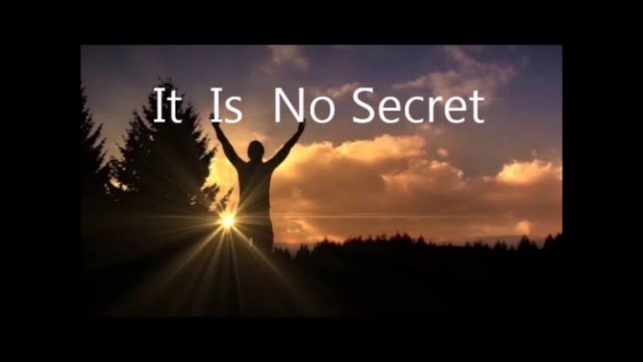 It Is No Secret Piano Accompaniment - YouTube