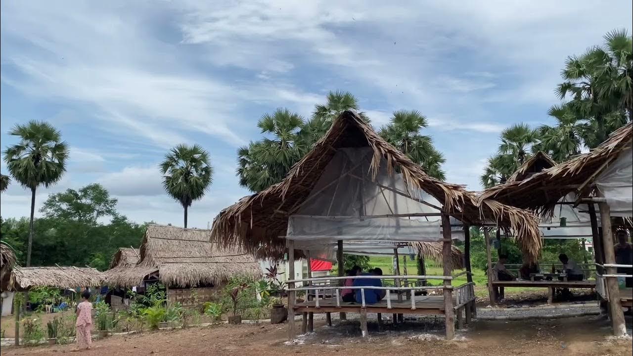 သဘာဝအလှတွေကိုခံစားရင်းနဲ့ Pin Si ဆိုတဲ့ ထန်းရည်ဆိုင်လေးမှာ ဝင်သောက်ခဲ့ပ
