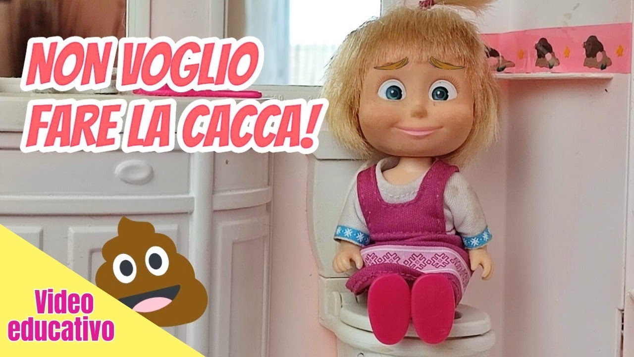 Non voglio fare la cacca! 💩/Le avventure di Masha - YouTube