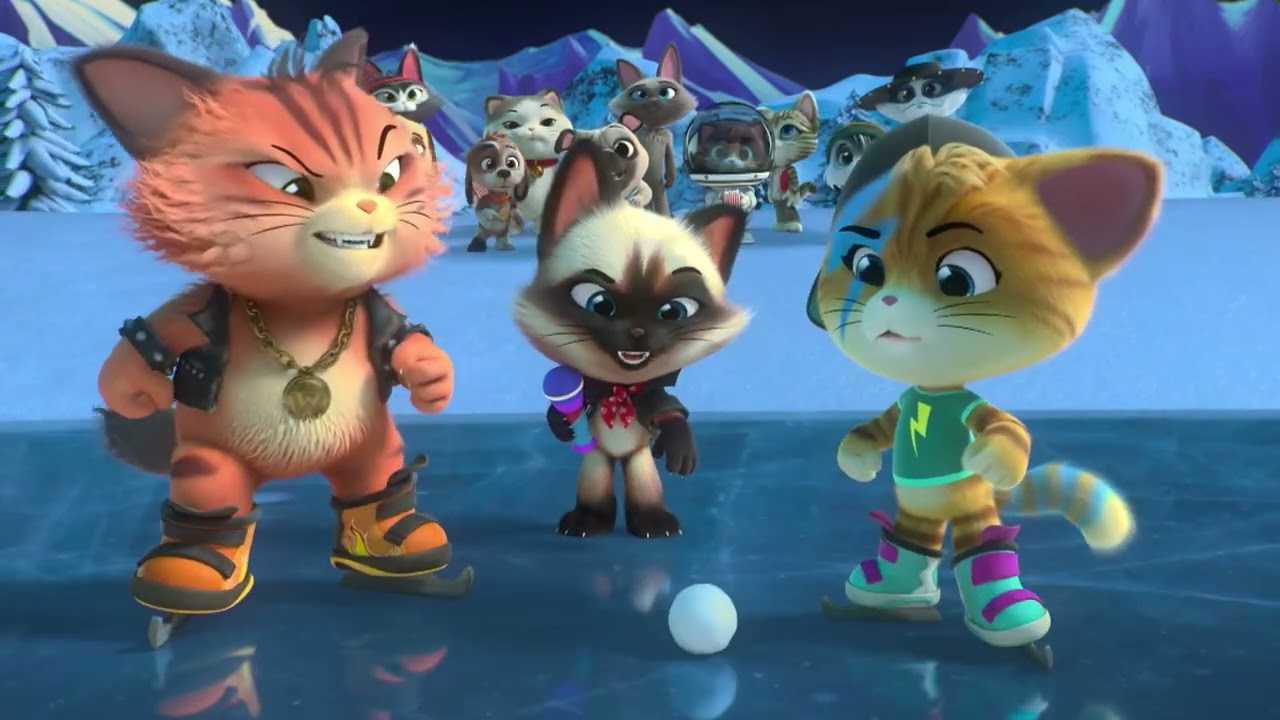 Boss e Lampo se enfrentam em um desafio de patinação | 44 Gatos ...