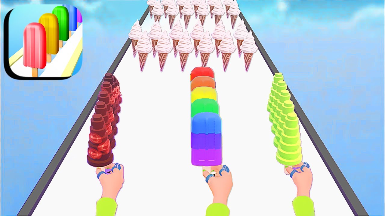 Popsicle Stack - All Levels Gameplay Android,ios (Levels 199-202) - YouTube