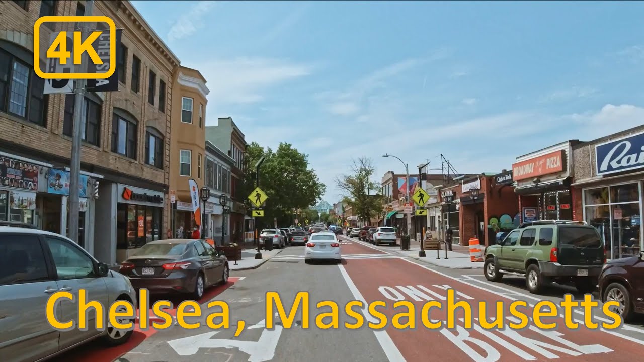 Driving in Downtown Chelsea, Massachusetts - 4K60fps - YouTube