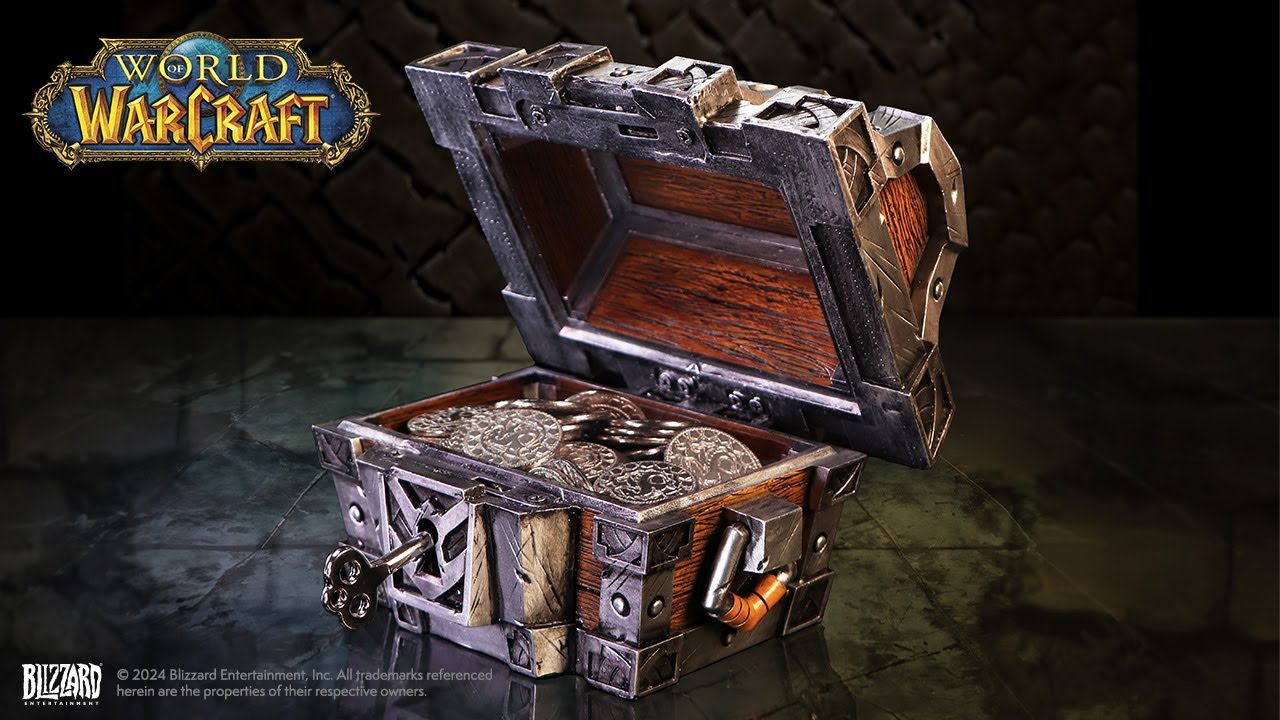 World of Warcraft Silverbound Treasure Chest Box | Collectible Gaming ...
