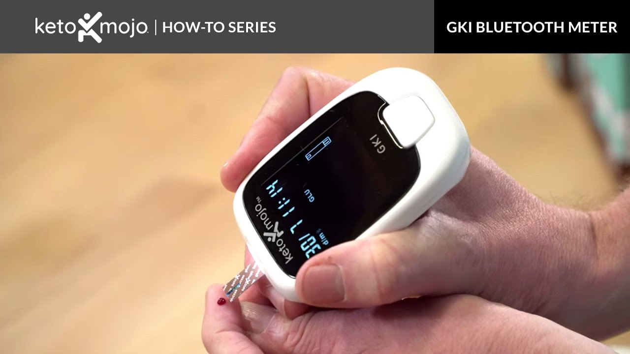 Testing Demonstration with the Keto-Mojo GKI Bluetooth Meter - YouTube