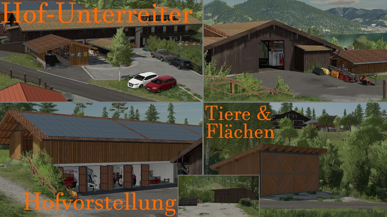 [LS22] Hofvorstellung Hof-Unterreiter | Holzer Map | Multiplayer - YouTube