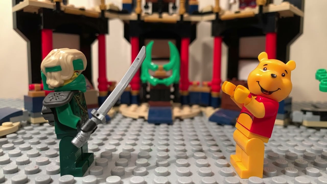 Evil Winney the Pooh vs Lloyd (LEGO stop-motion) - YouTube