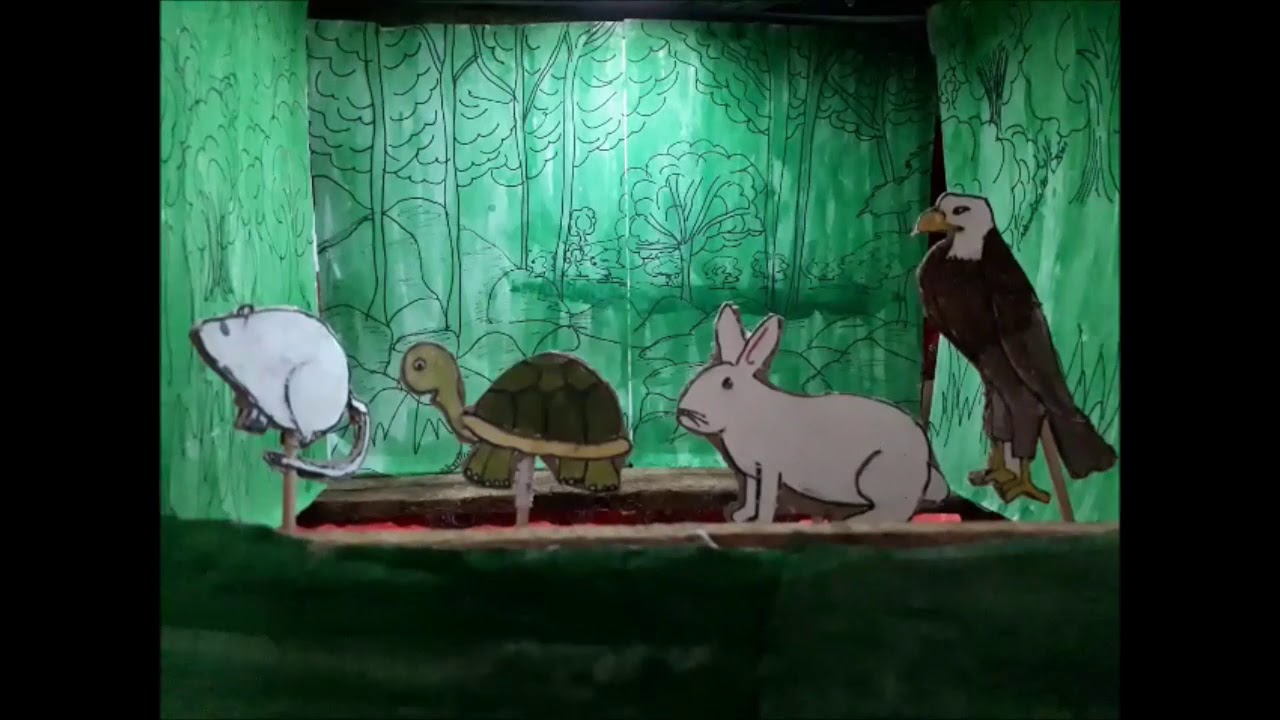 Stick Puppet Show-True Friendship- for Children By Children - Akhilesh ...