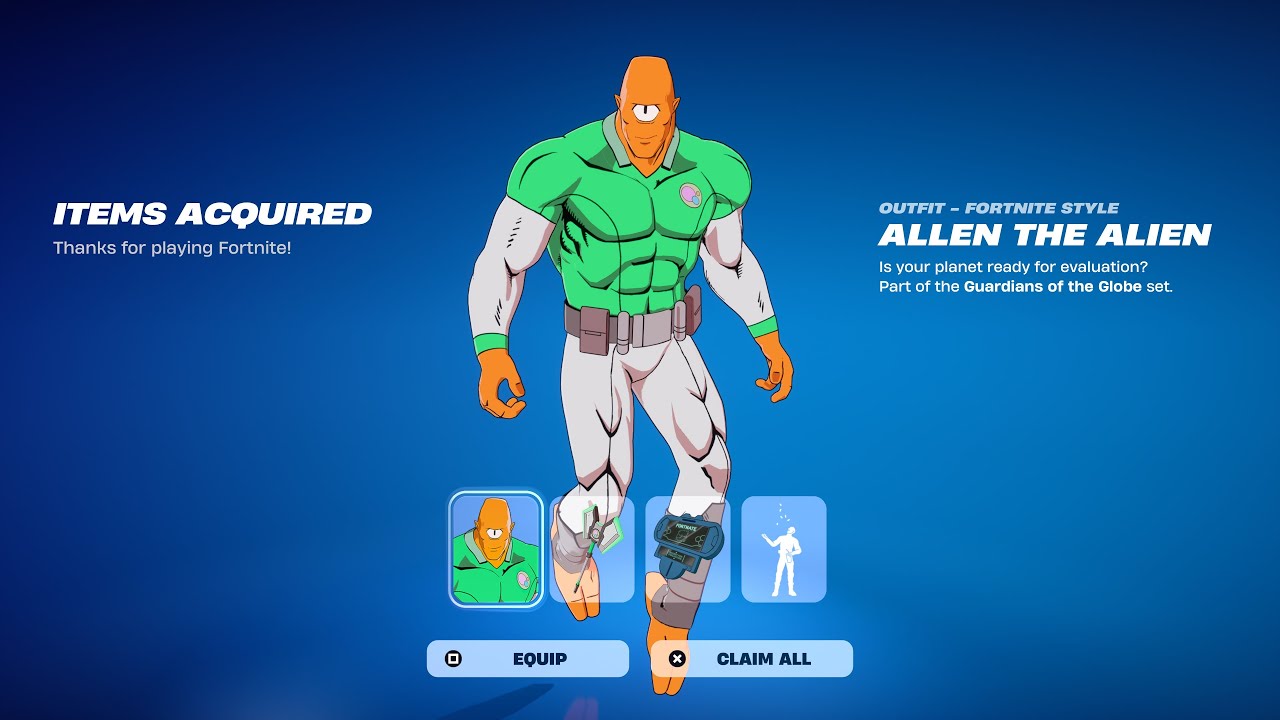 New Invincible Allen the Alien bundle & Croc kicks in Fortnite ...