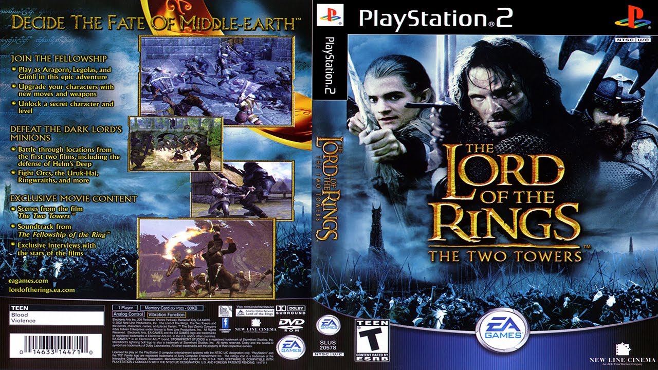 The Lord of the Rings: The Two Towers [English] PS3 PKG - YouTube