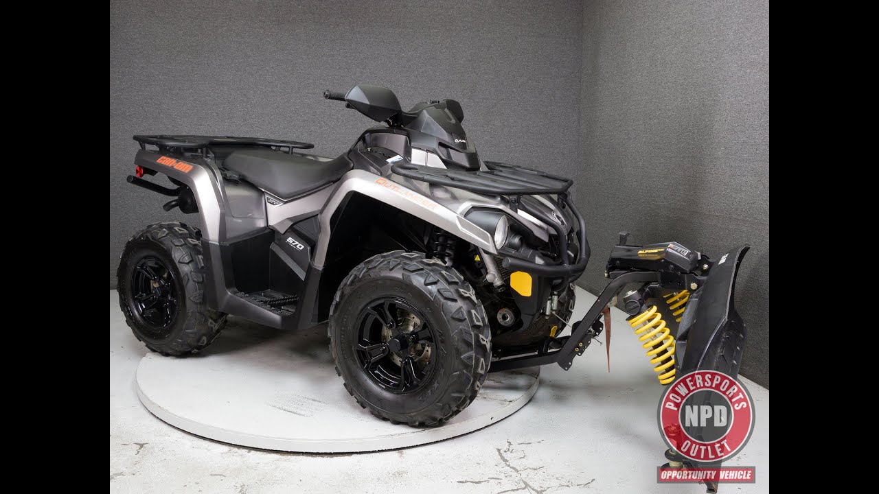 2018 CAN AM OUTLANDER XT 570 W/PLOW - National Powersports Distributors ...