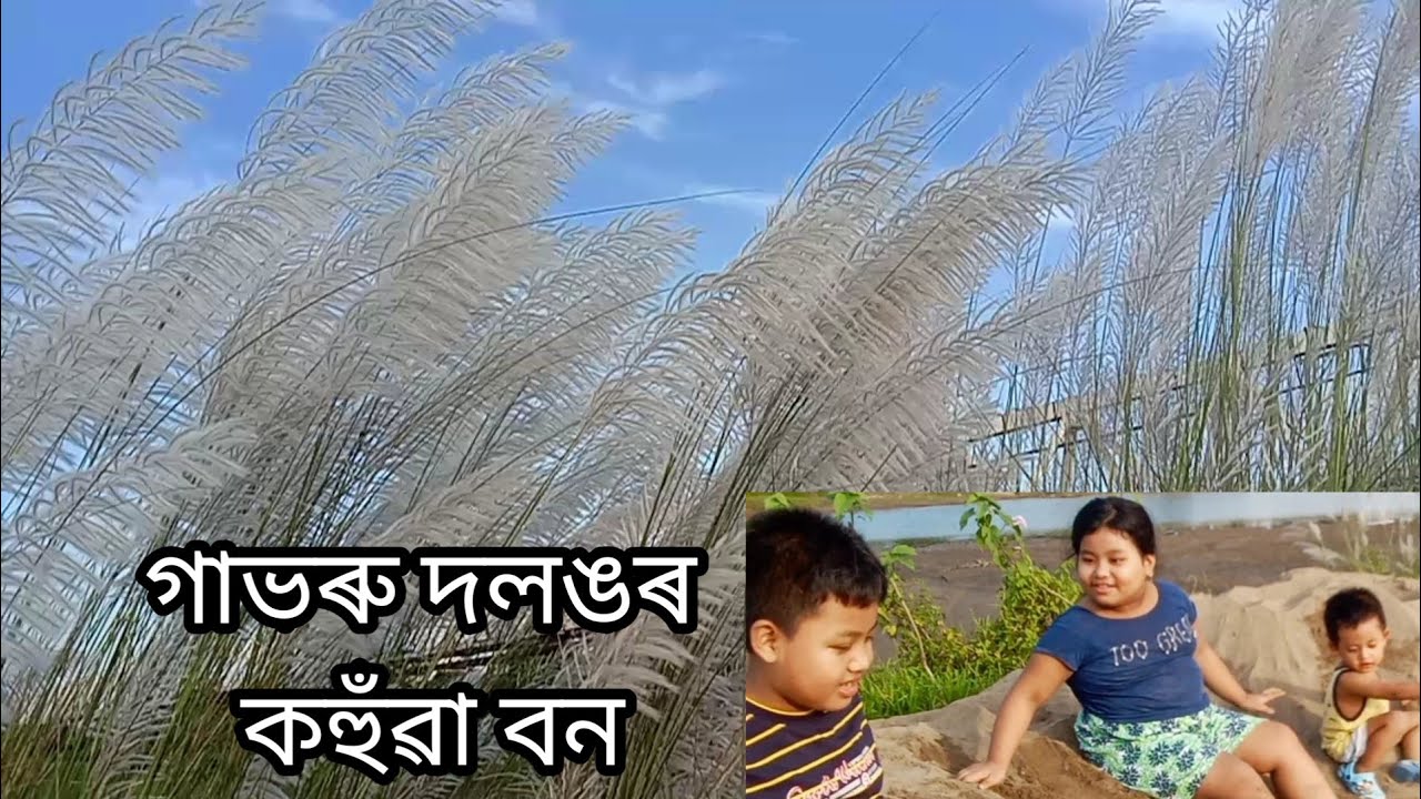 We are playing with sand and waterfall on Buridihing river at Gavoru ...
