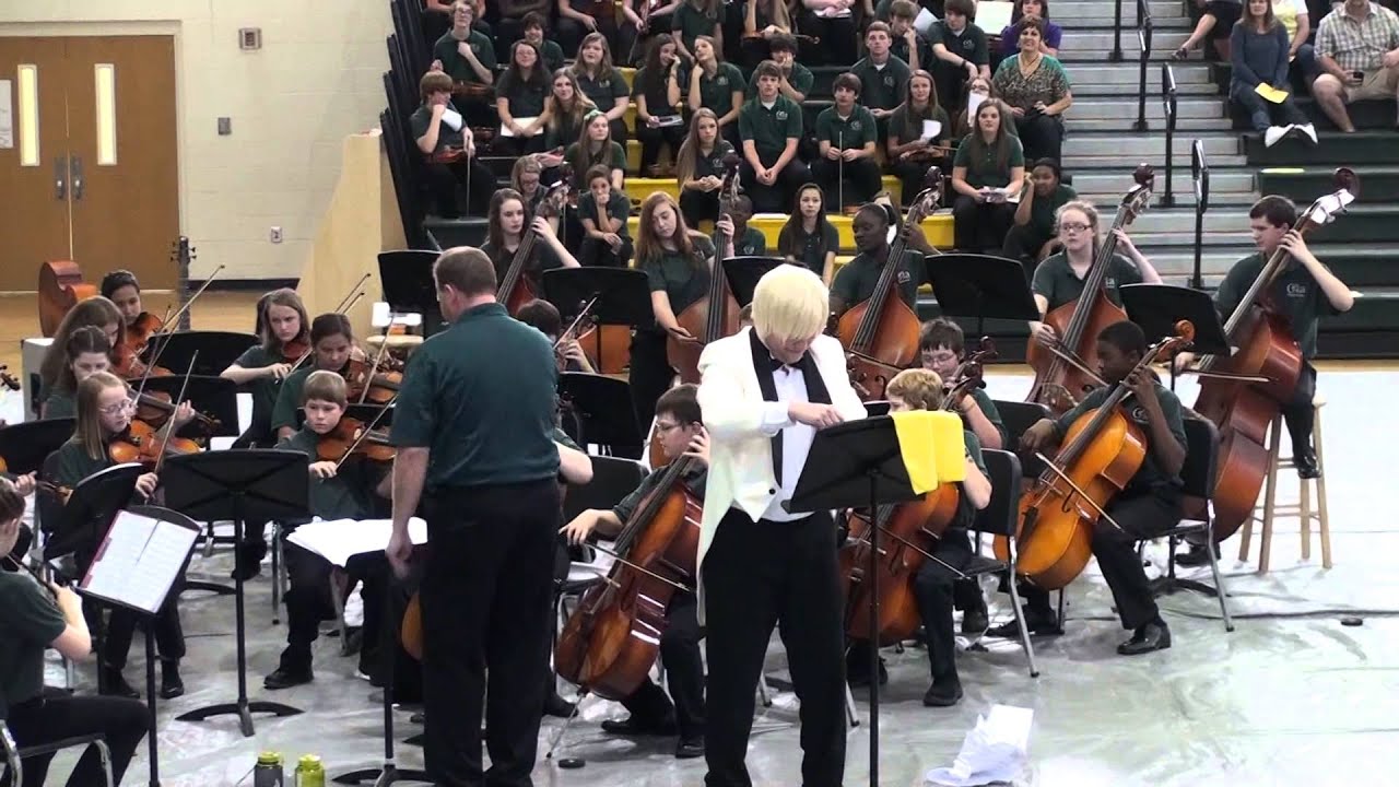 6th grade concert with a guest triangle player, maybe - YouTube