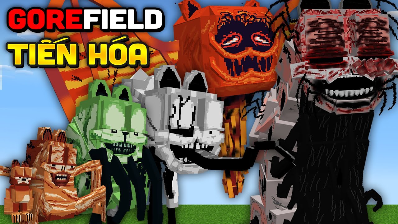 Quái Vật Gorefield Tiến hóa Trong Minecraft - YouTube