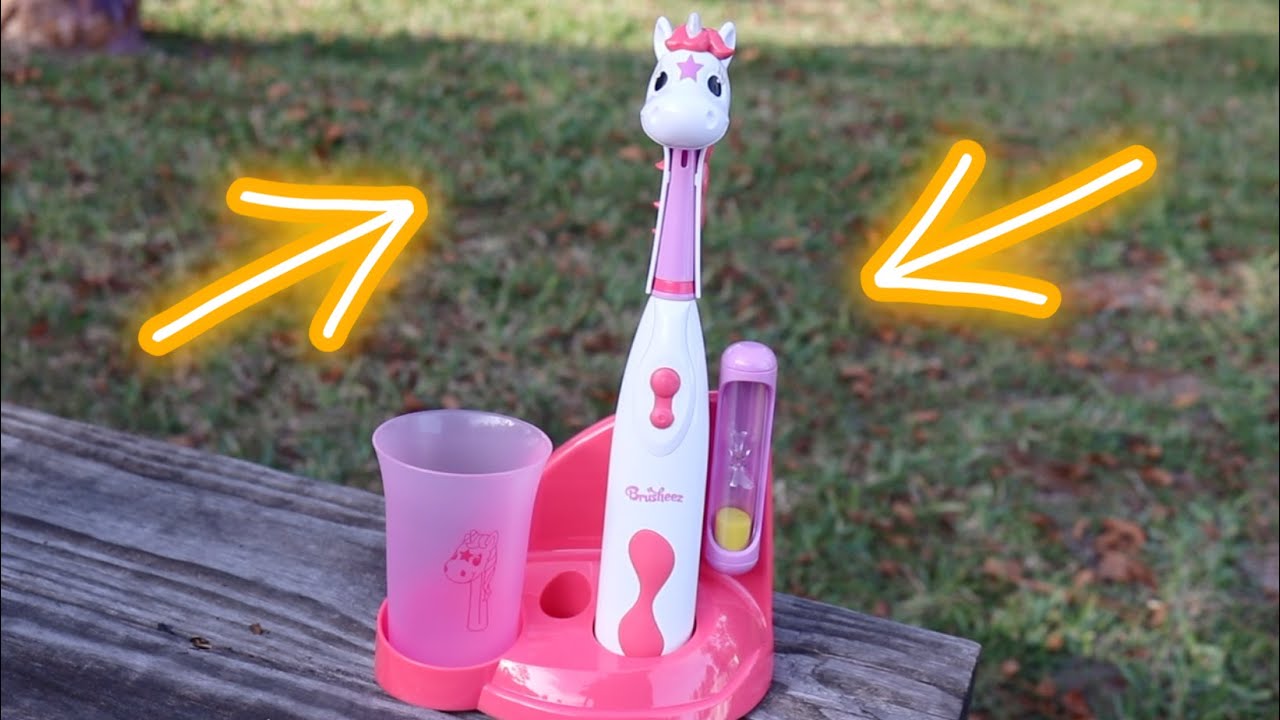 Brusheez® Kids’ Electric Toothbrush Set (Sparkle The Unicorn) - YouTube
