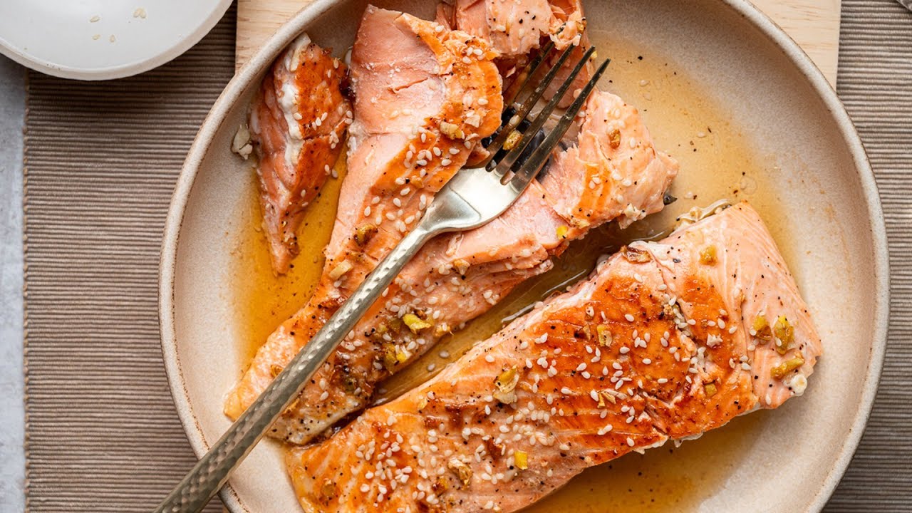 Sesame Seared Salmon Recipe - YouTube