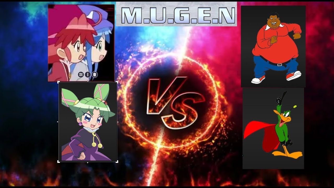(M.U.G.E.N Battle Enemies of Fear) Princess Fine & Princess Bibin Vs ...