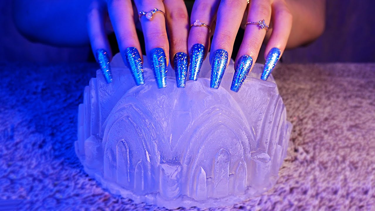 ASMR with Ice to Cool You Down🥶 (No Talking) ️ Refreshing Crisp Tapping ...