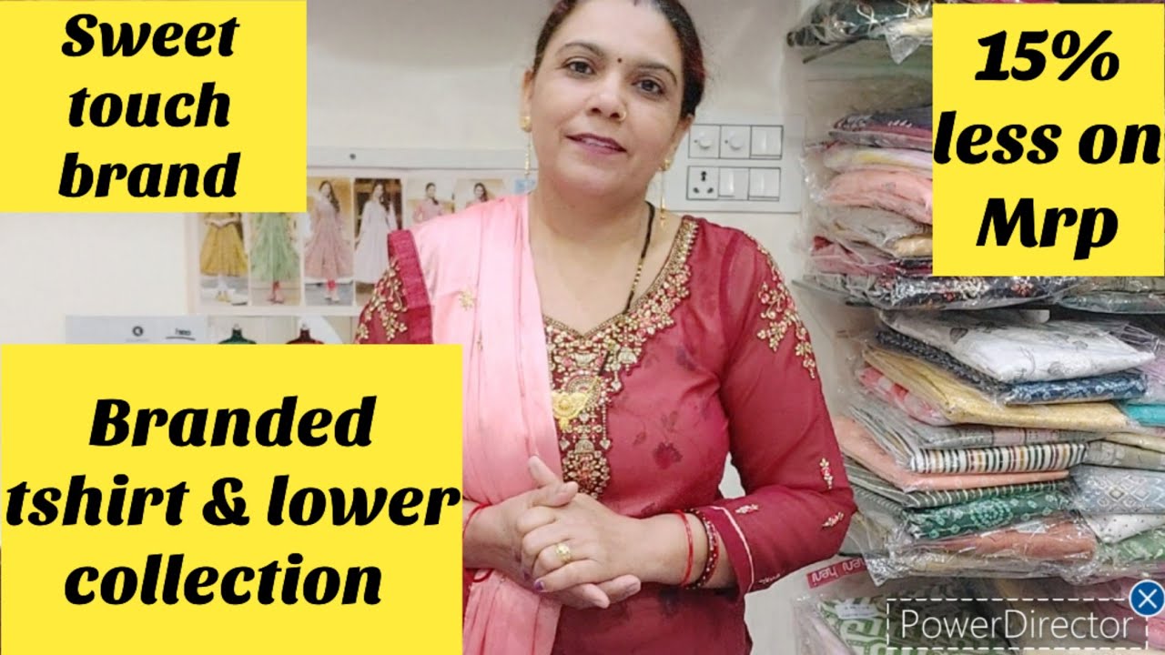 Branded t shirt & lower collection | 15% less on mrp | Sweet touch ...
