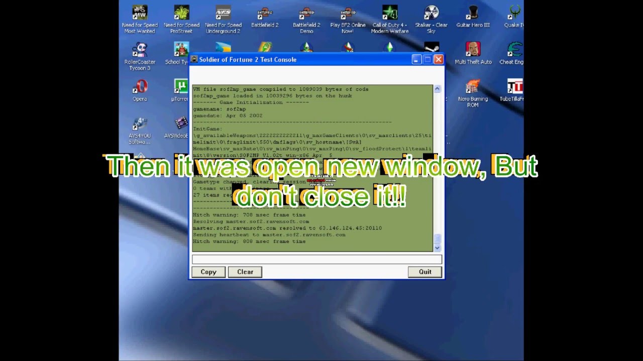 How To Create Sof2 mp demo Server - YouTube