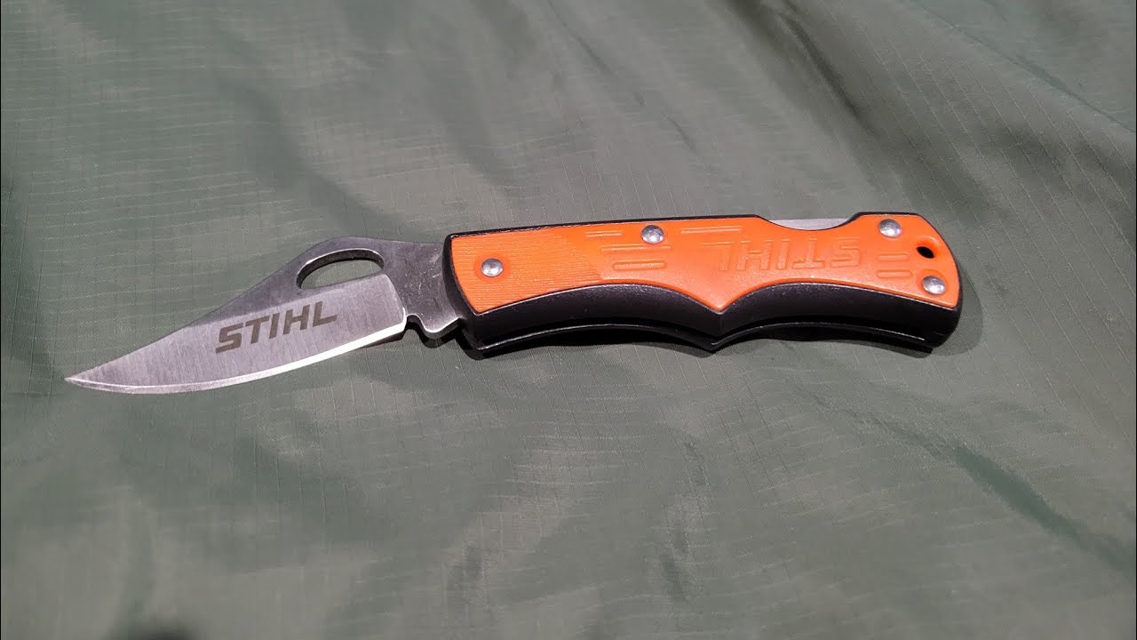 STIHL folding knife review - YouTube