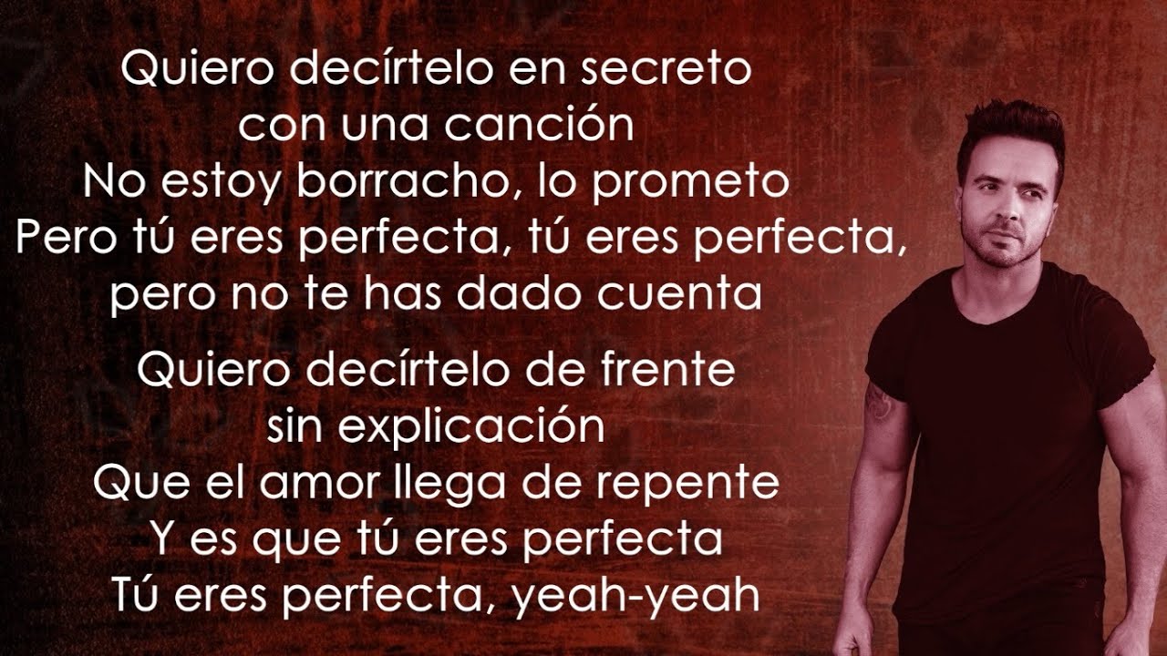 Luis Fonsi, Farruko - Perfecta (Letra/Lyrics) - YouTube