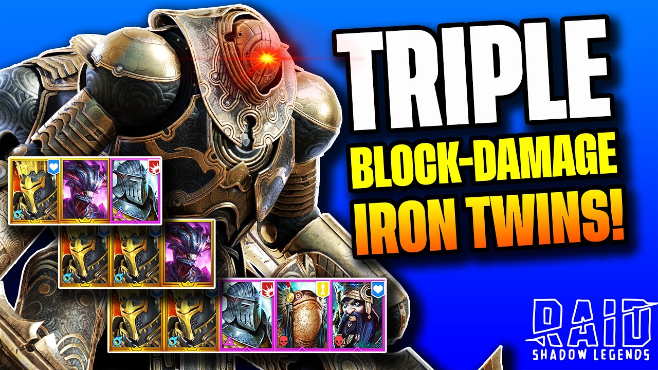 TRIPLE Block-Damage Team For Iron Twins 15!!! NO Painkeepers! Test ...