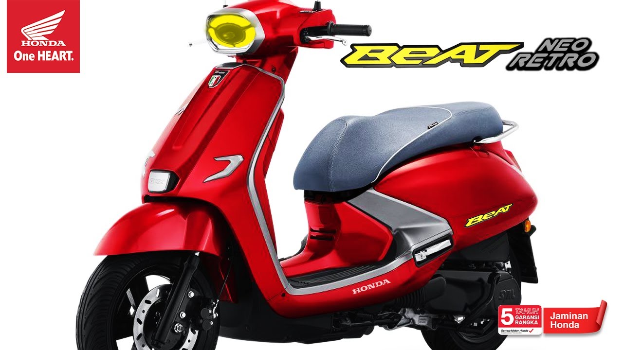 DAHSYAT 🔥 HONDA LUNCURKAN NEW HONDA BEAT RETRO | DESAINNYA KEREN BANGET ...